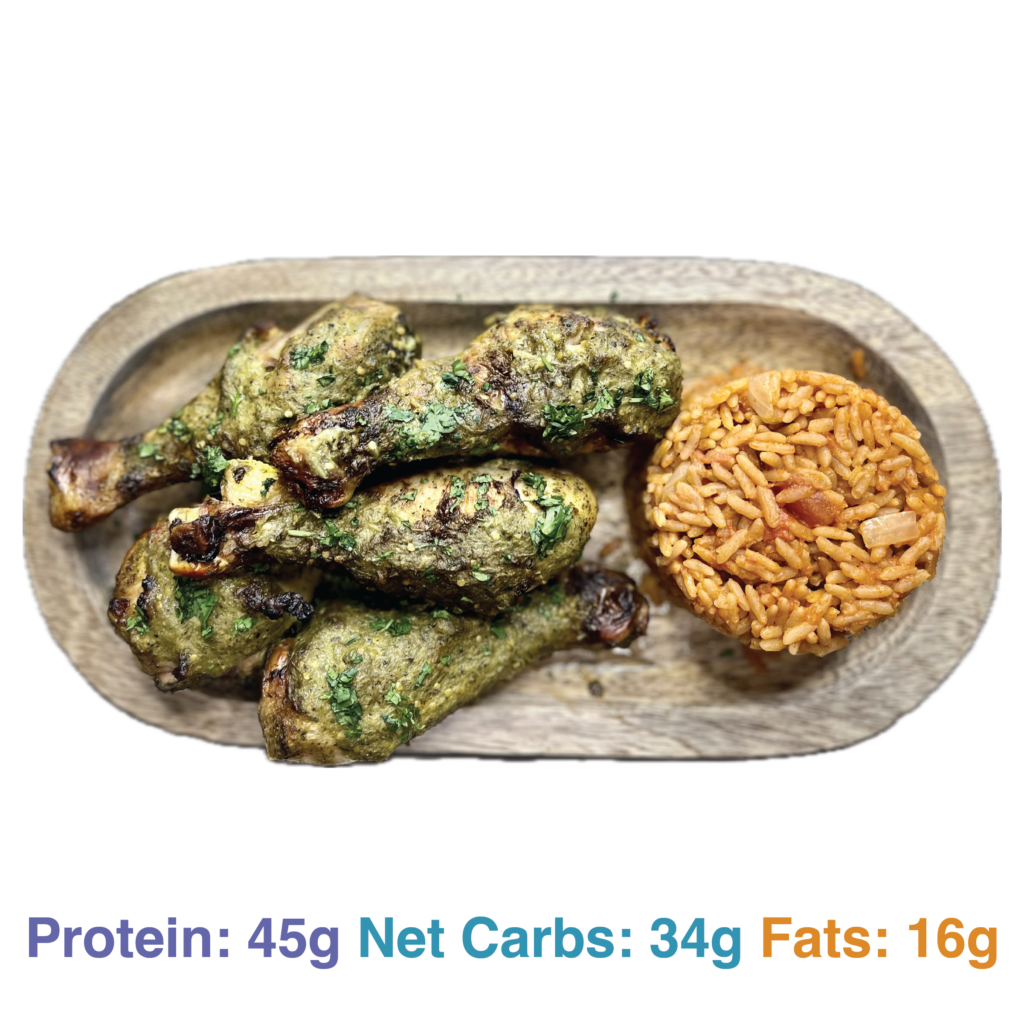 Green Tomatillo Chicken Drumsticks - Muscle Cell