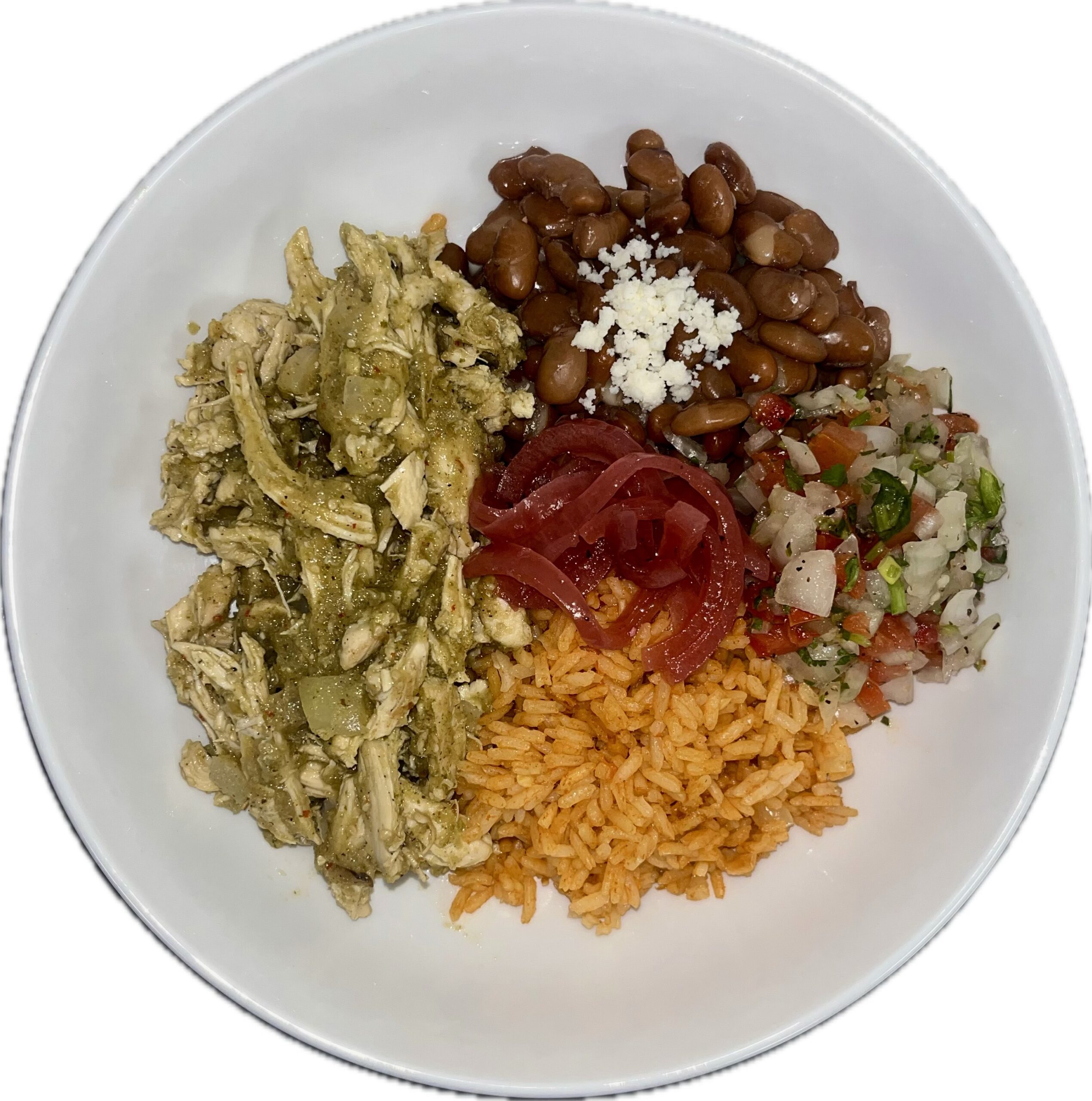 Chile Verde Bowl Chicken - Muscle Cell