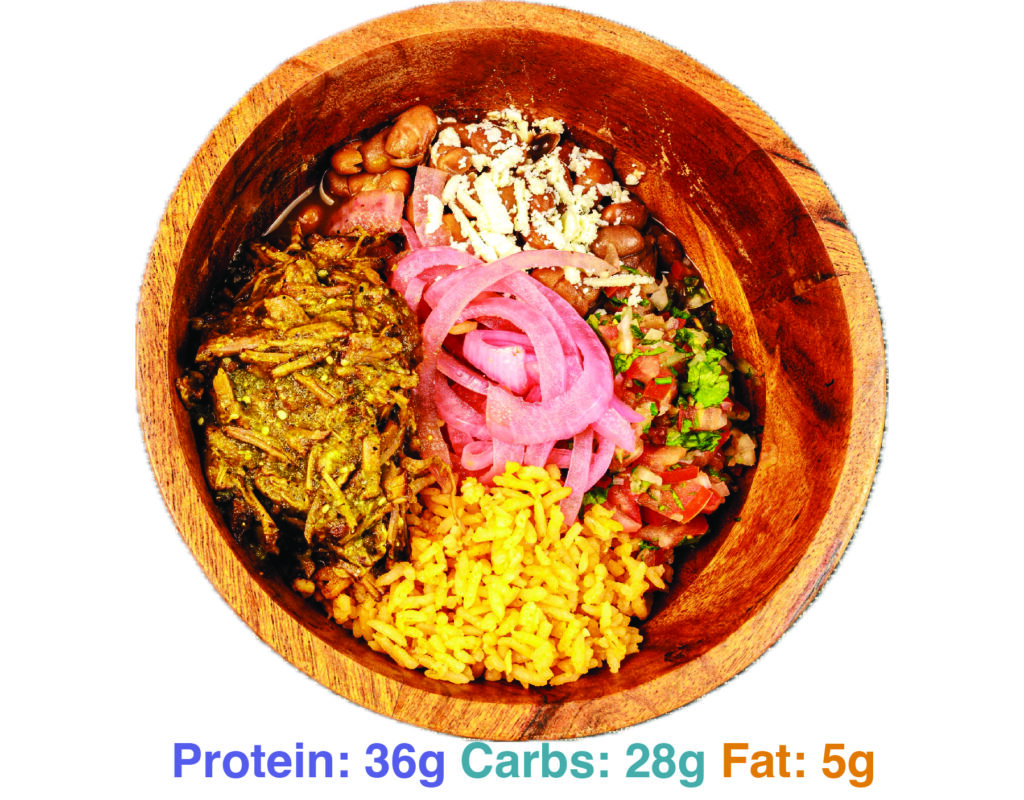 Chile Verde Bowl Pork - Muscle Cell