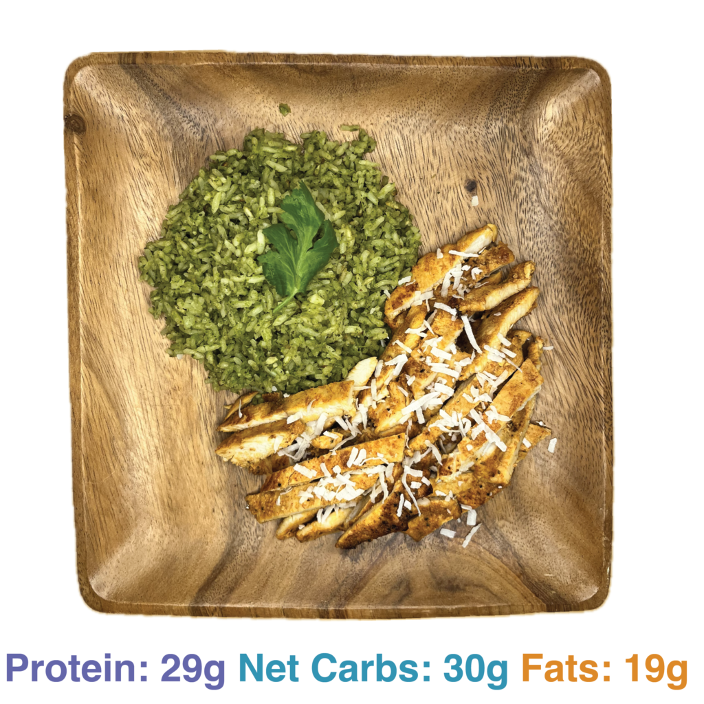 Coconut Lime Chicken w/Cilantro Rice - Muscle Cell